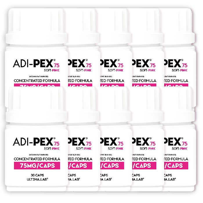 ADI-PEX 75mg Soft Pink 300 kapslí